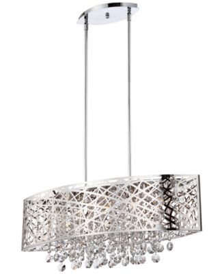Lite Source Benedetta Chrome Pendant - Macy's