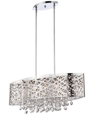 Lite Source Benedetta Chrome Pendant - Macy's