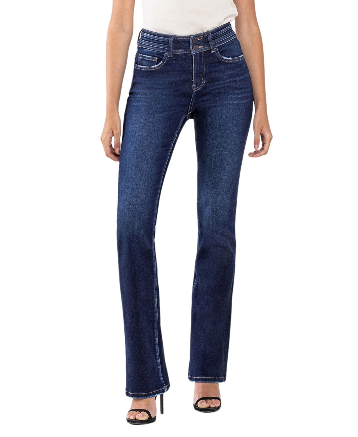 Click here for Vervet Womens High Rise Double Binded Waistband Bo... prices