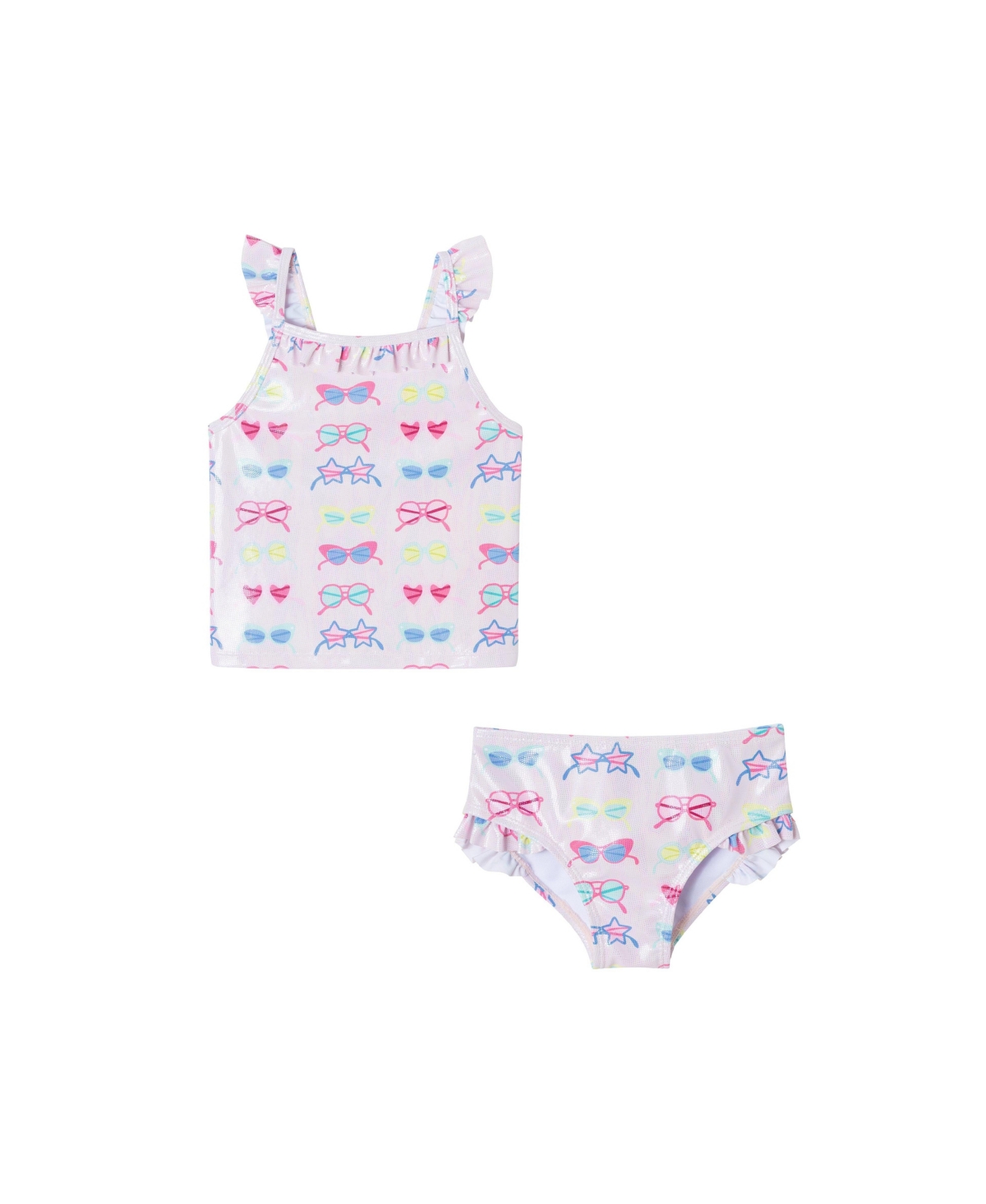 Click here for Toddler/Child Girls Foil Sunglasses Print Tankini... prices