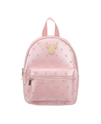 Disney Mickey Mouse Ears Adult Pink 10.6" Mini Backpack - Macy's