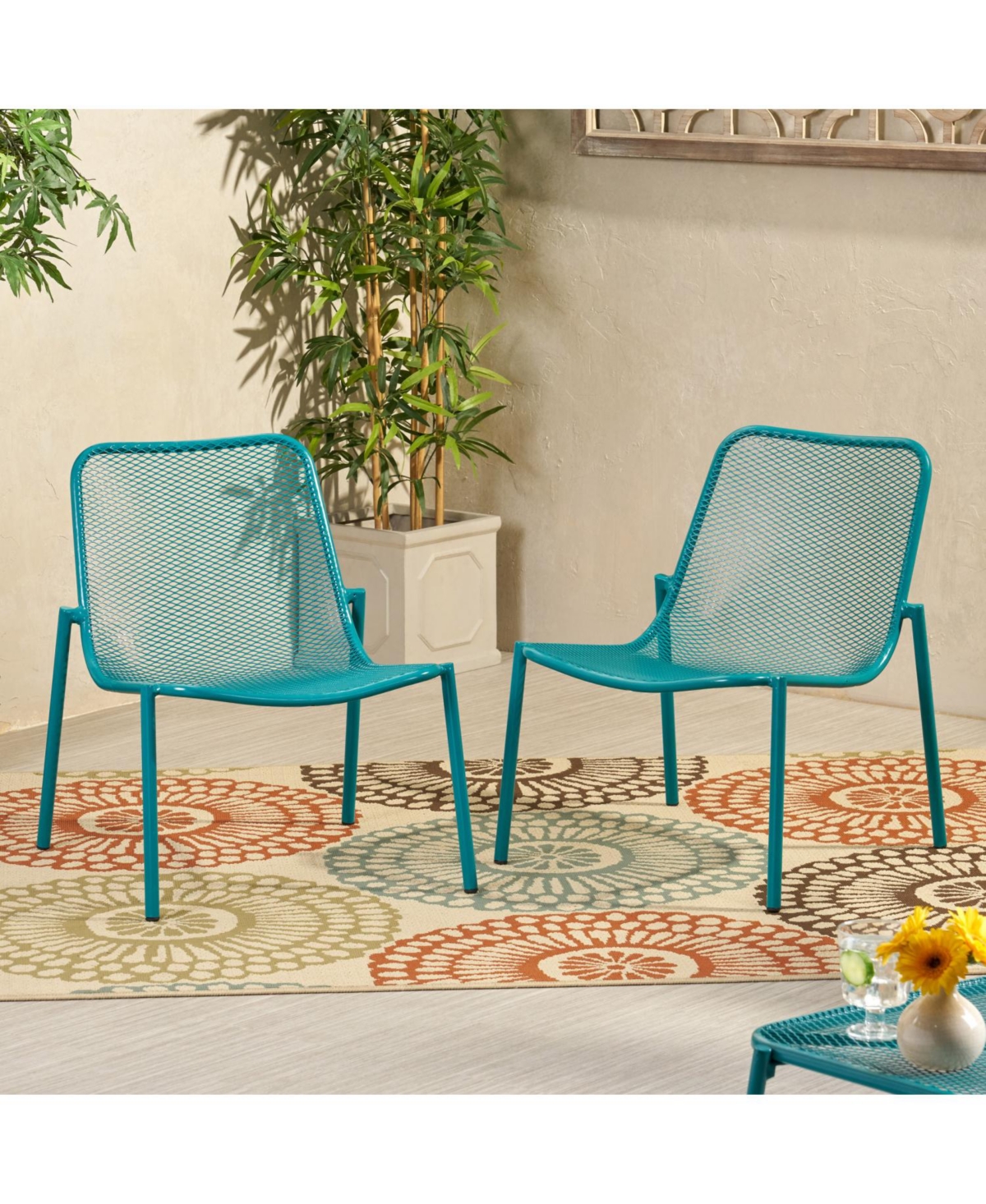 Click here for Streamdale Modern Stackable Patio Chairs with Mesh... prices
