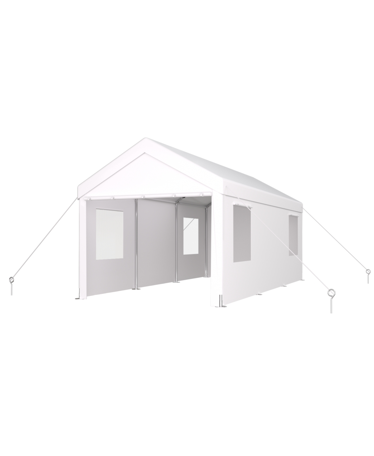 Click here for Streamdale 12 x 20 Portable Carport Garage with Ro... prices