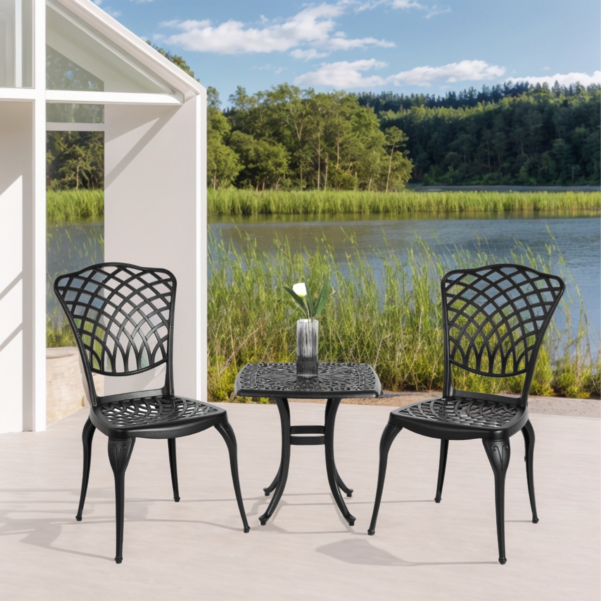 Click here for Streamdale 3-Piece Rustproof Cast Aluminum Bistro... prices