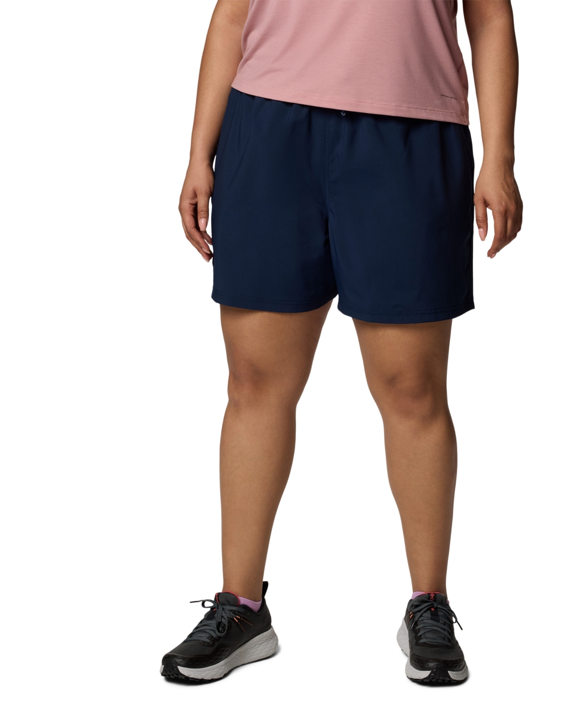 Click here for Columbia Plus Size Blue Vista Hill Elastic Shorts... prices