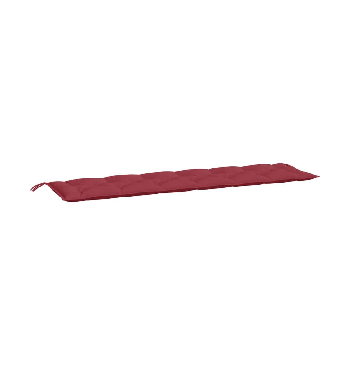 Click here for Garden Bench Cushion Wine Red 78.7x19.7x2.8 Oxford... prices