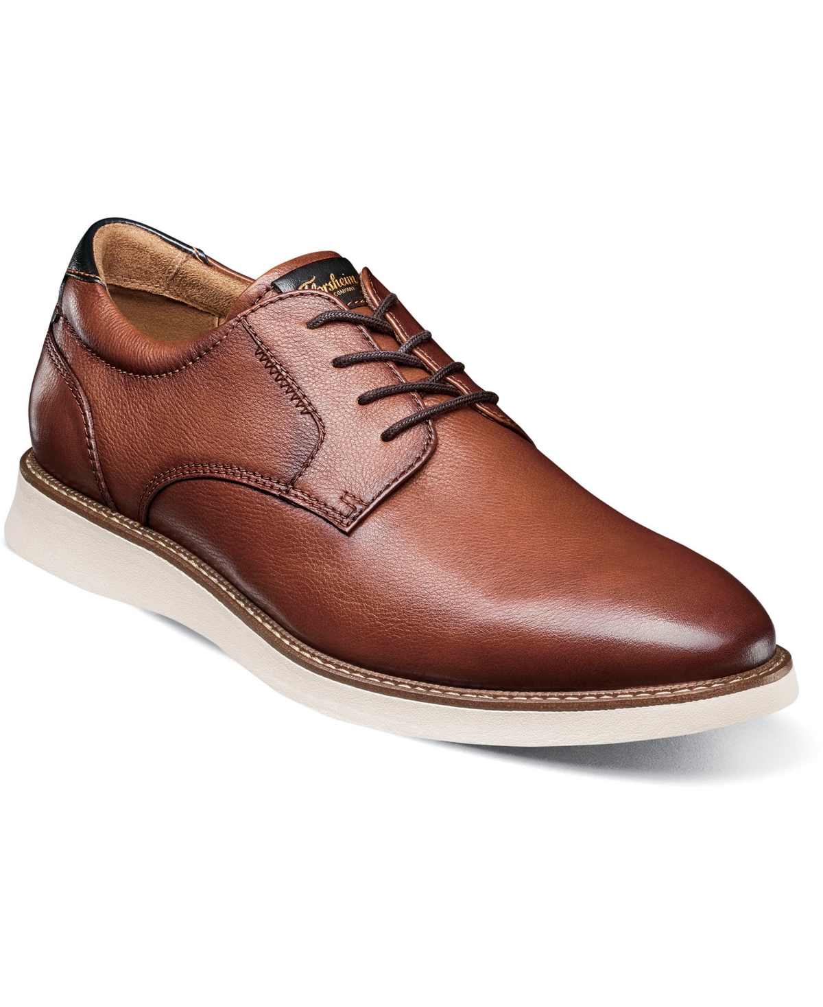 Click here for Florsheim Mens Launch Plain Toe Oxford - Cognac mu... prices