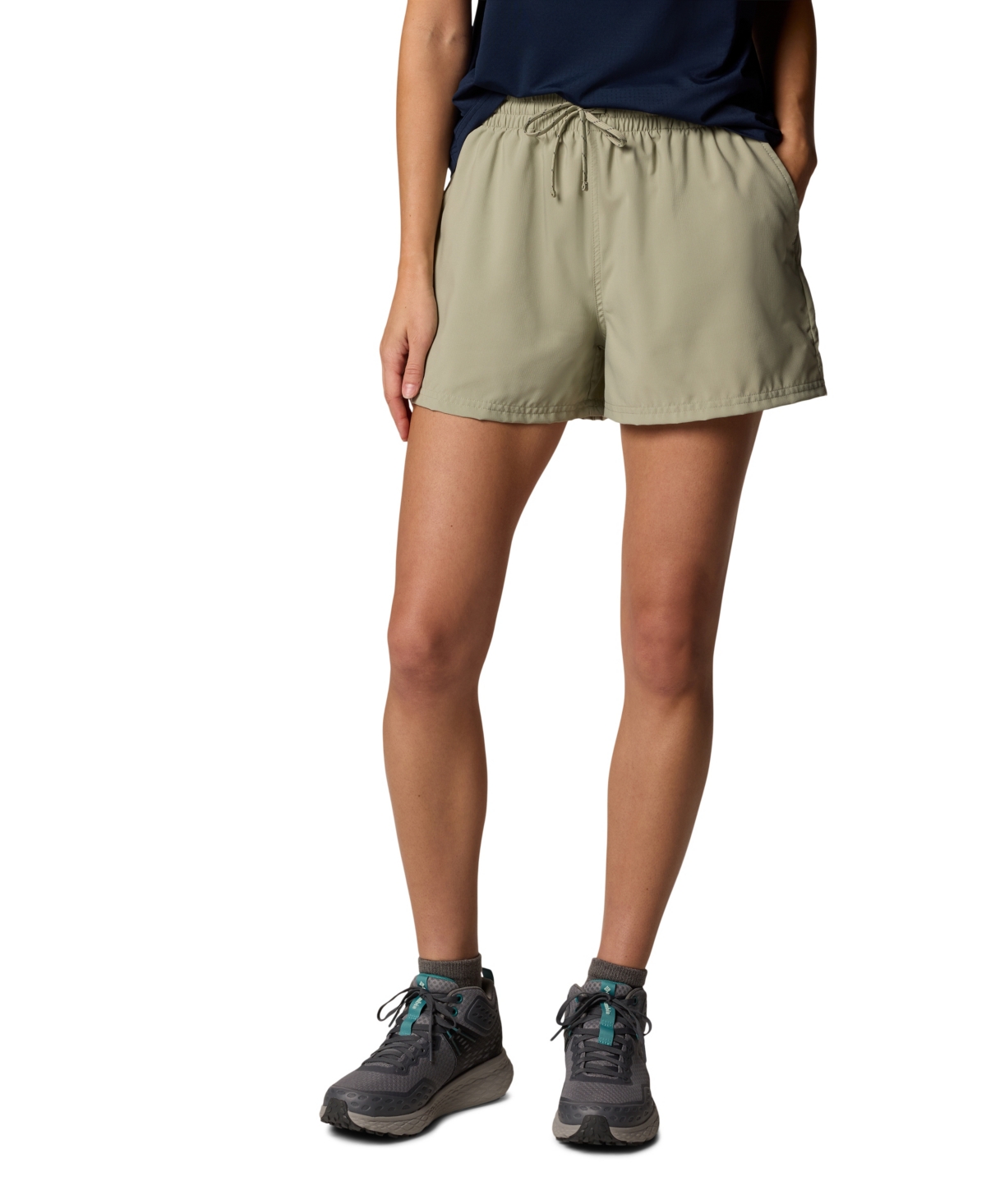 Click here for Columbia Womens Mid Rise Blue Vista Hill Shorts -... prices