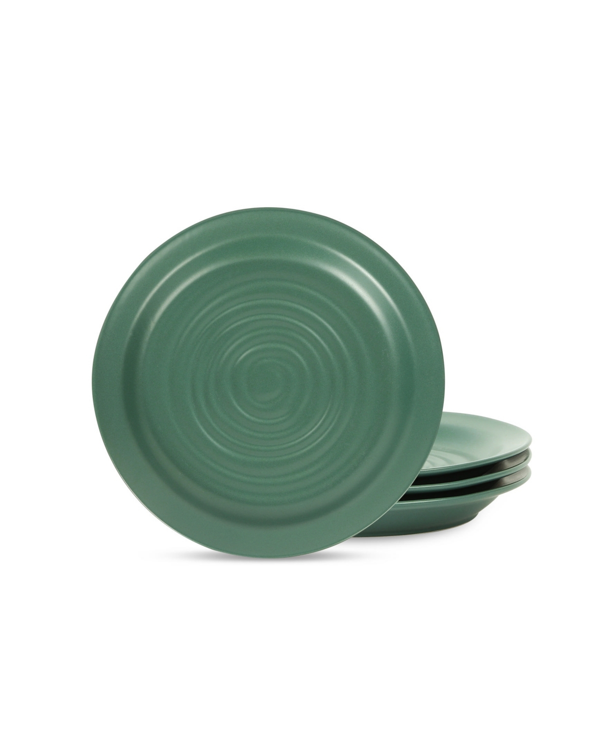 Click here for Stone Lain Orbit Salad Plates  Set of 4 - Green prices