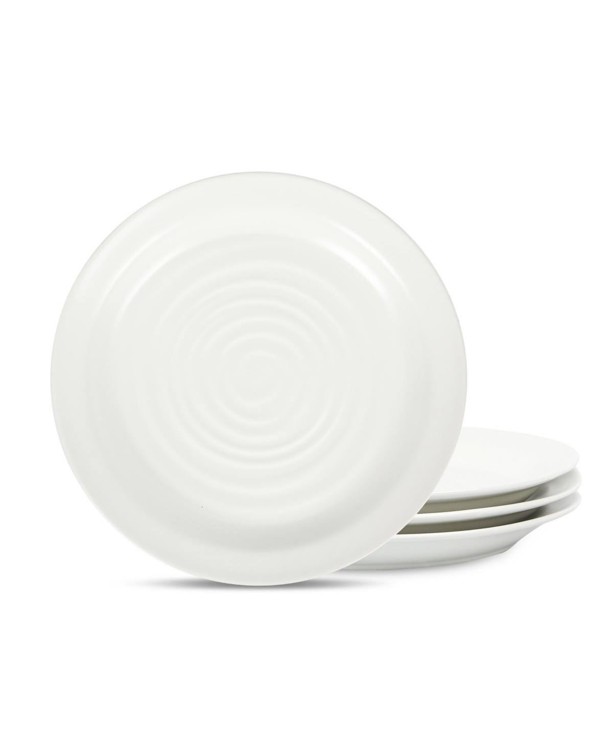 Stone Lain Orbit Salad Plates  Set of 4 - White