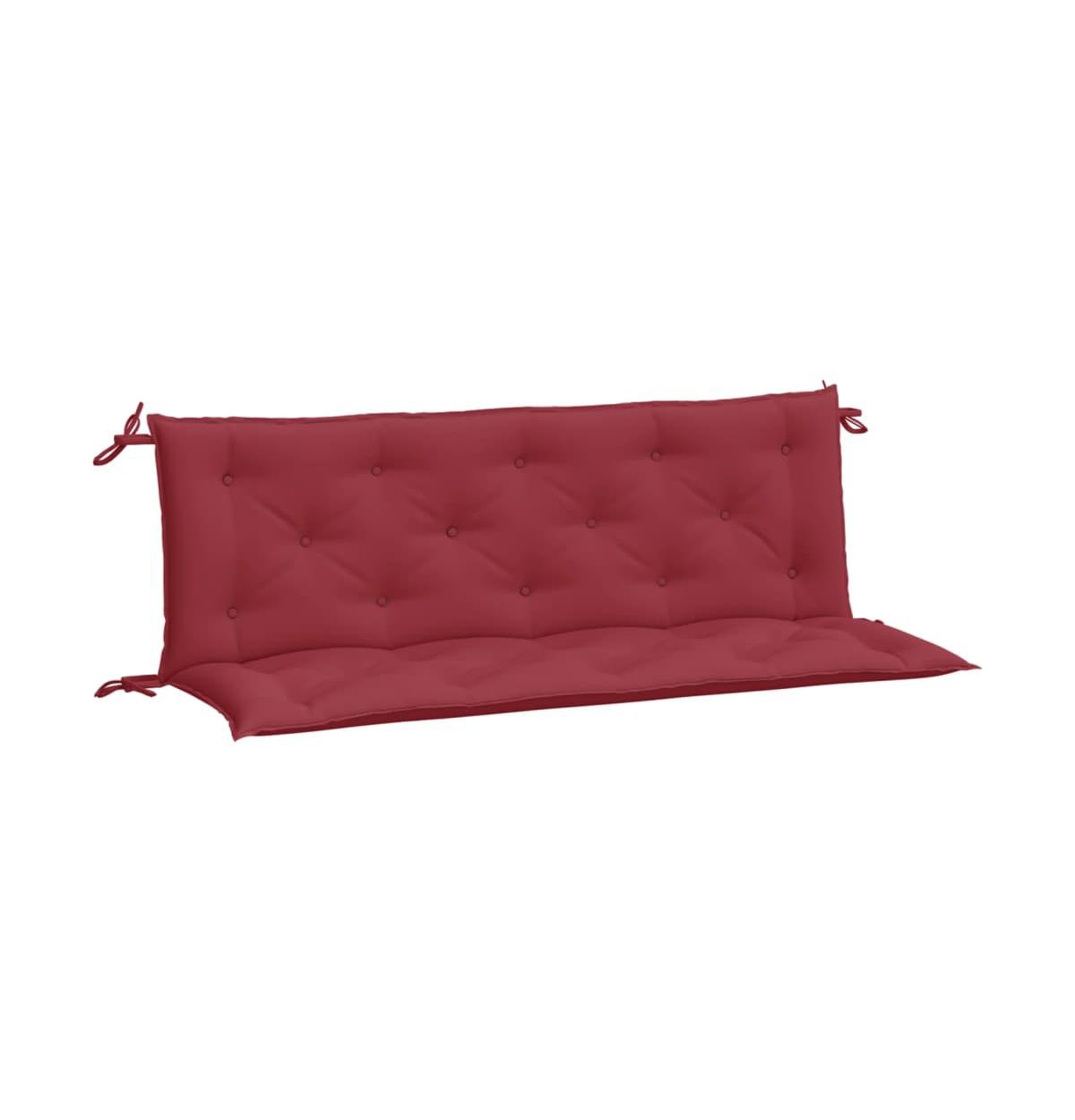 Click here for Garden Bench Cushions 2 pcs Wine Red 59.1x19.7x2.8... prices
