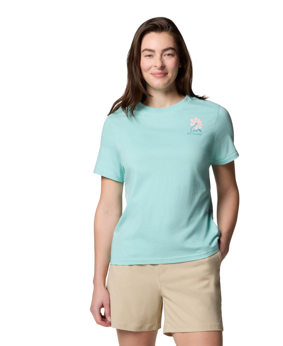 Click here for Columbia Womens Rolling Bend Graphic Short Sleeve... prices