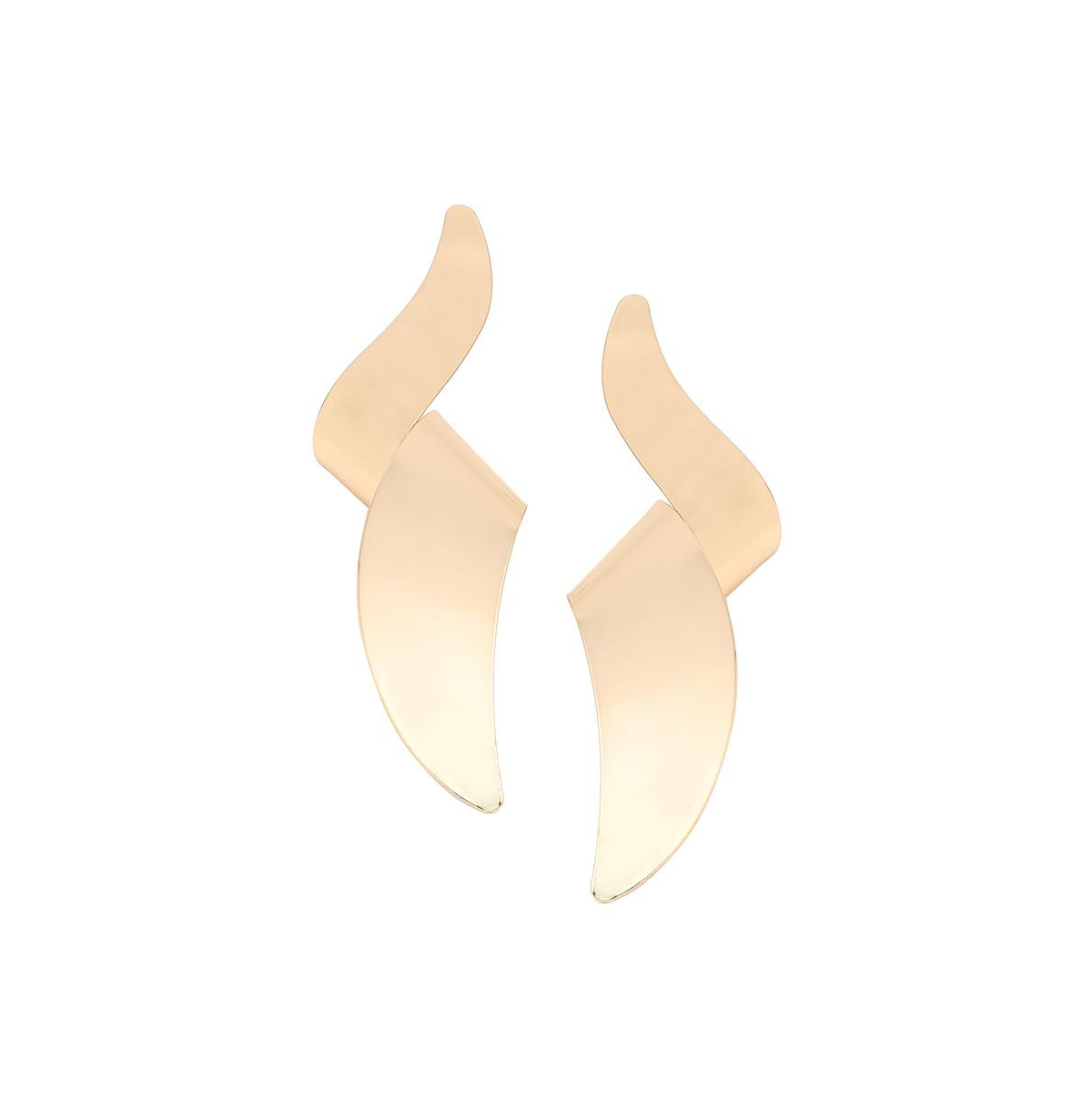 Click here for Swirl Drop Earrings - Gold prices