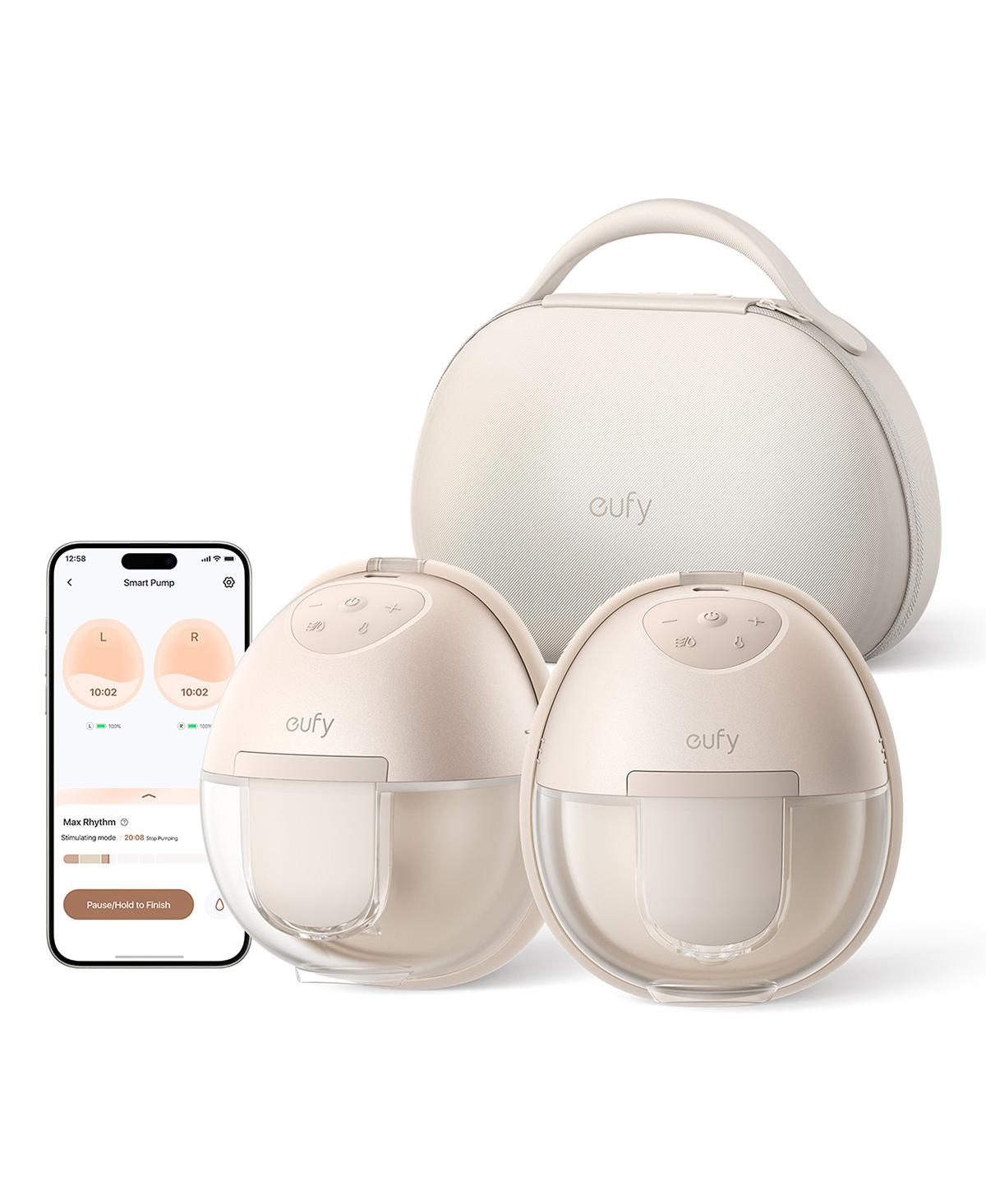 eufy Security Eufy S1 Pro Wearable Breast Pump with HeatFlow Technology - Tan