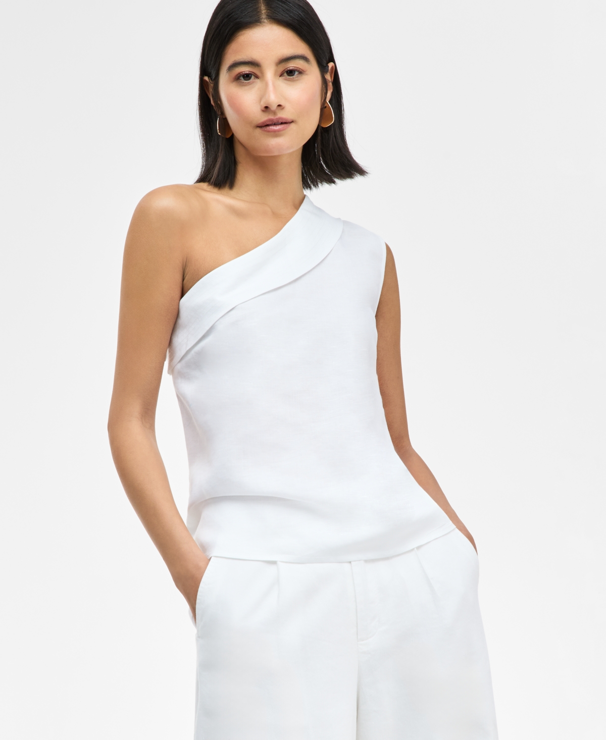 Click here for I.n.c. International Concepts Womens Linen-Blend O... prices