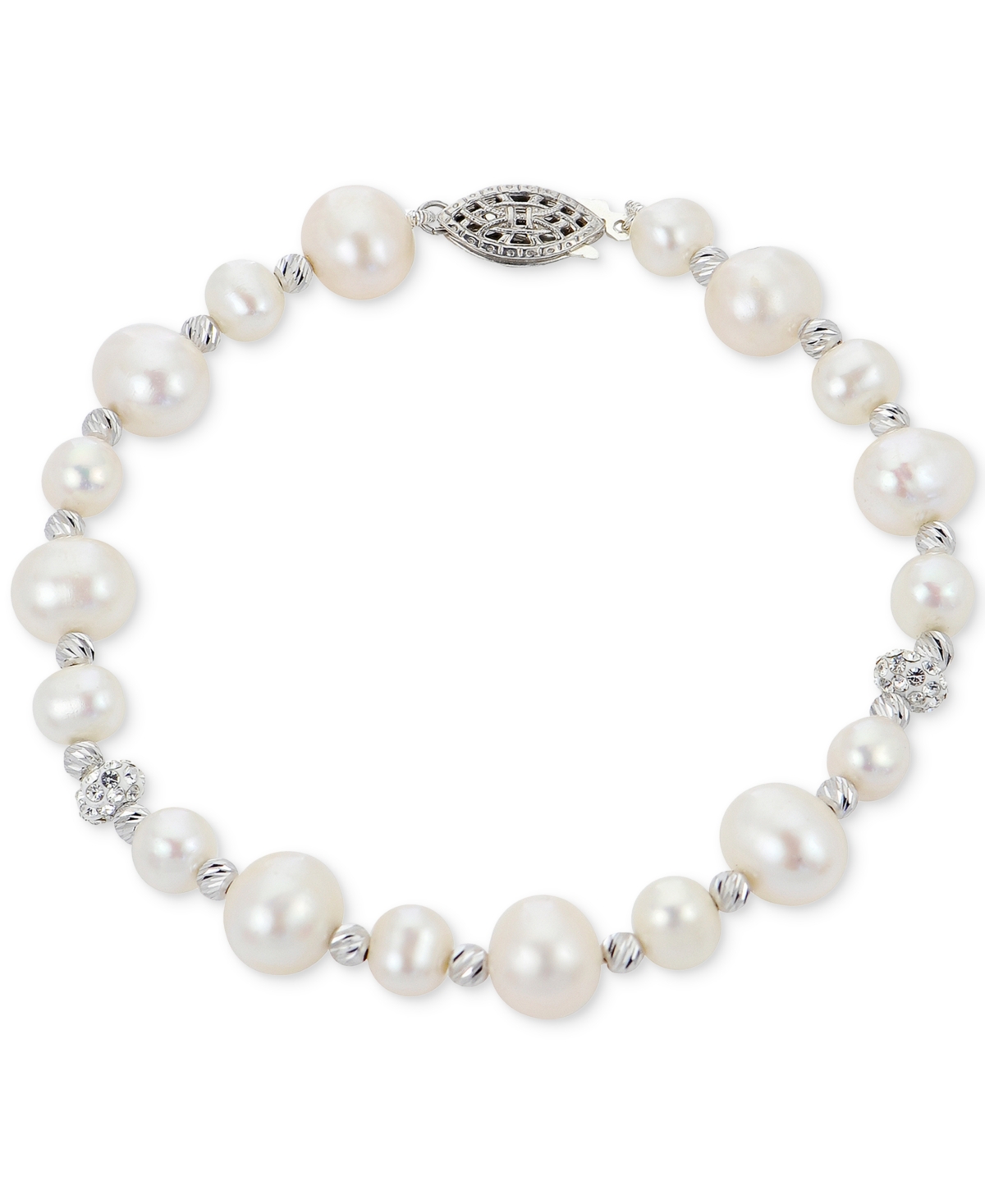 Click here for Cultured Freshwater Pearl (5-6 & 8-9mm) & Crystal... prices