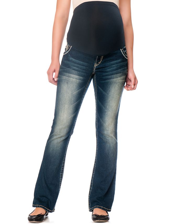 WallFlower Maternity Plus Size Bootcut Maternity Jeans, Katy Wash ...