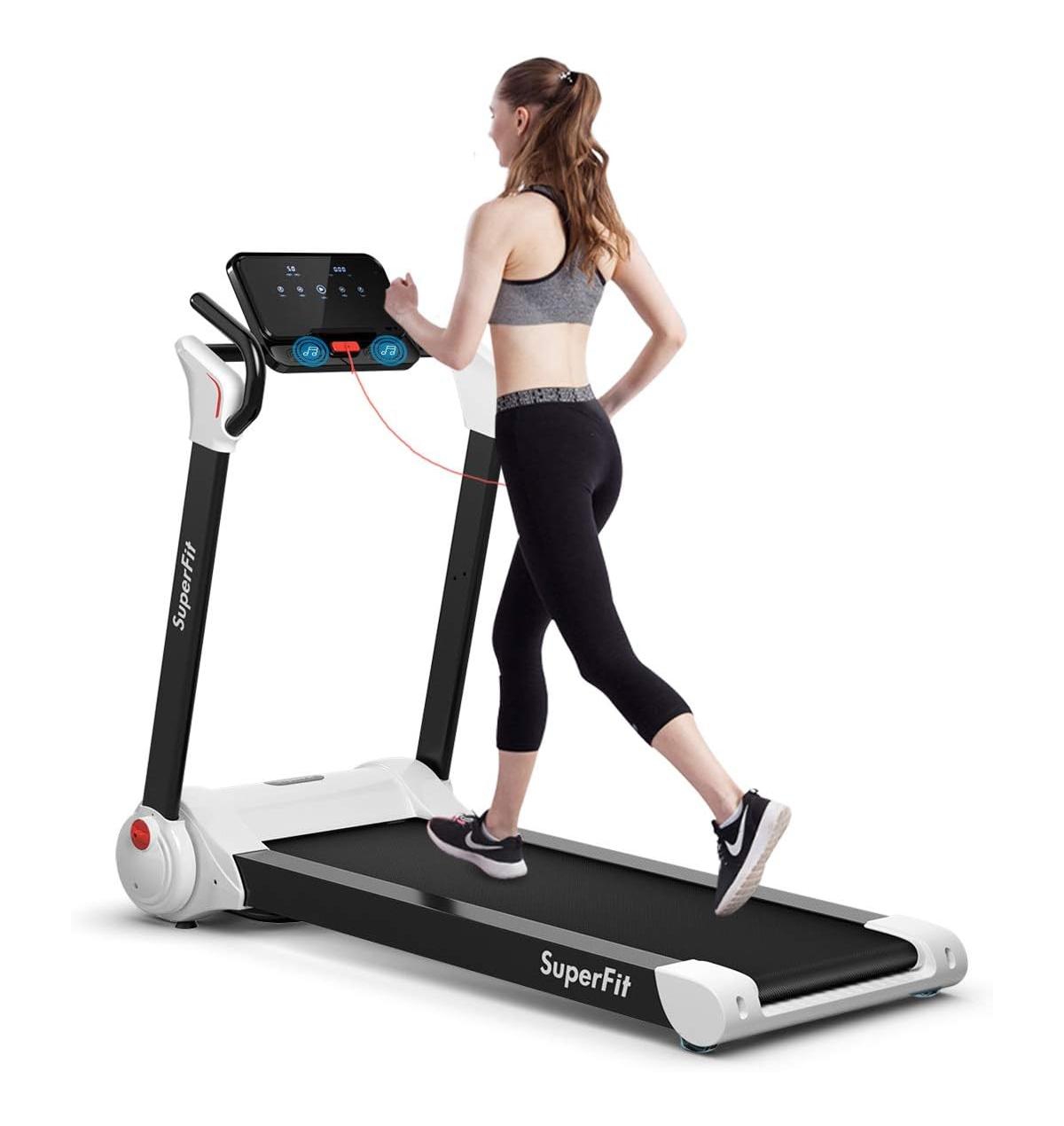 Click here for 2.25 Hp Electric Motorized Folding Treadmill with... prices