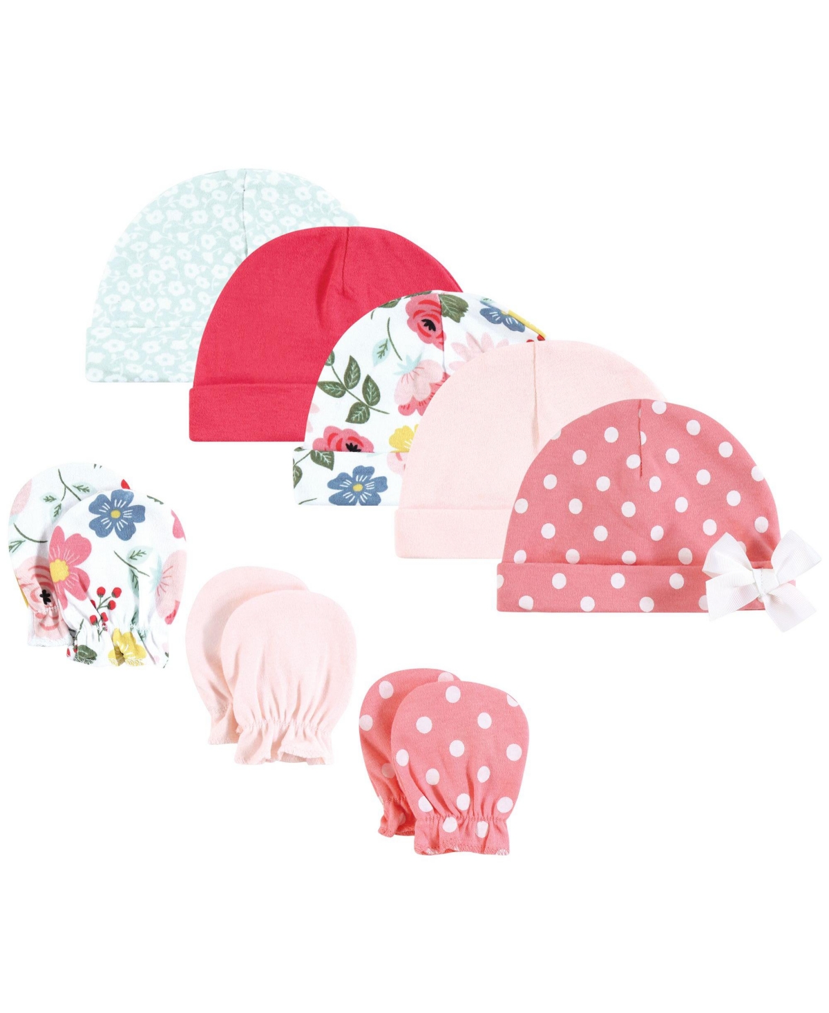 Click here for Hudson Baby Baby Girls Hudson Cotton Cap and Scrat... prices