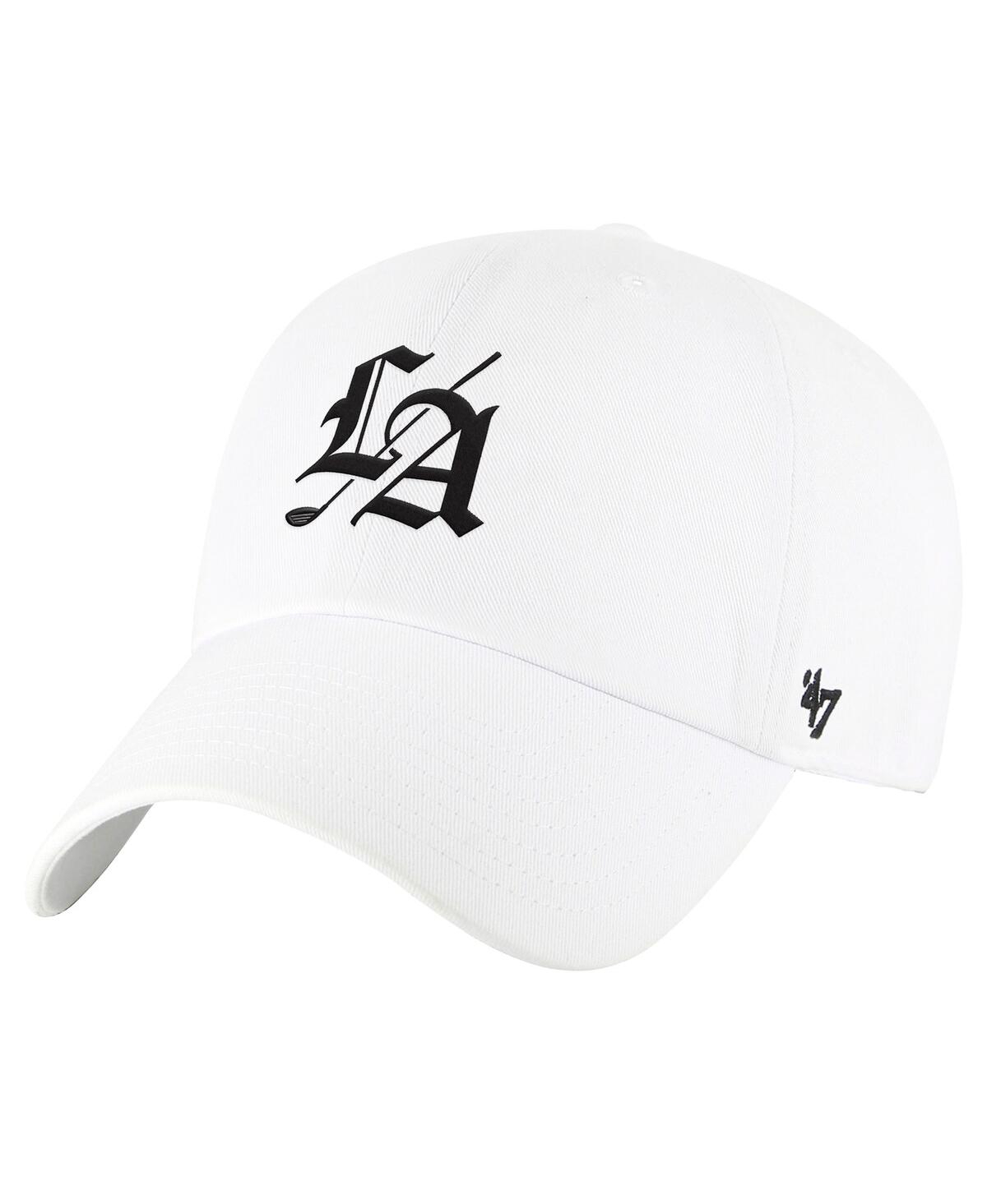 Click here for 47 Brand Mens White Tgl Los Angeles Golf Club Clea... prices