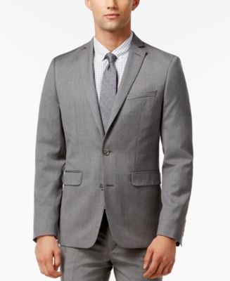 Bar III Light Grey Extra Slim-Fit Jacket - Macy's