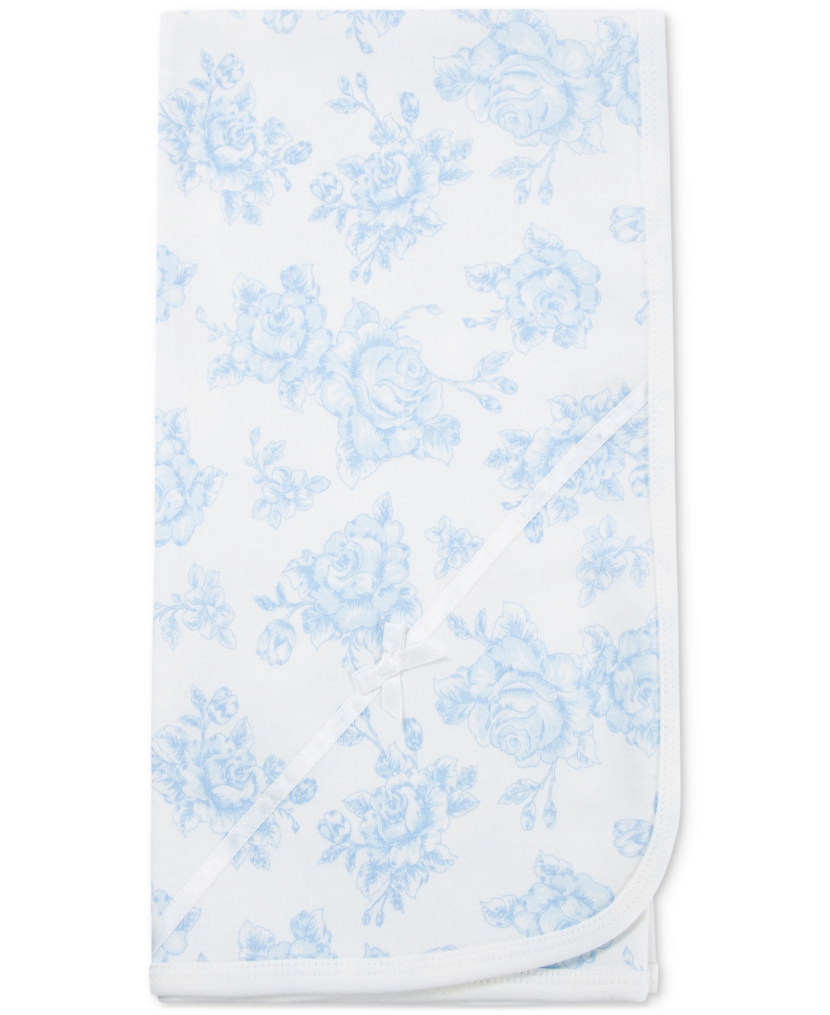 Click here for Little Me Baby Girls Cotton Blue Roses Blanket - L... prices