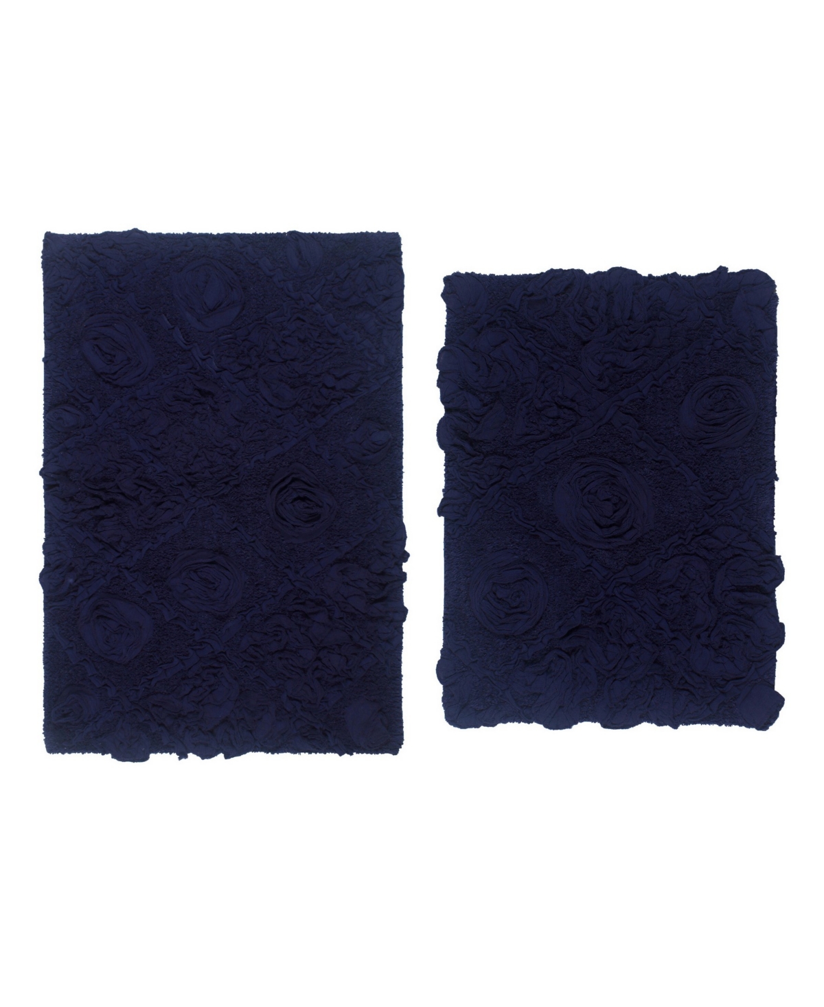 Click here for Home Weavers Modesto 2-Pc. Bath Rug Set - Navy Blu... prices