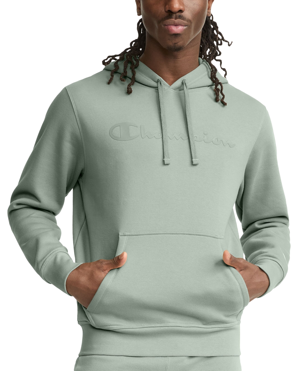 Click here for Champion Mens Logo Graphic Pullover Hoodie - Cleve... prices