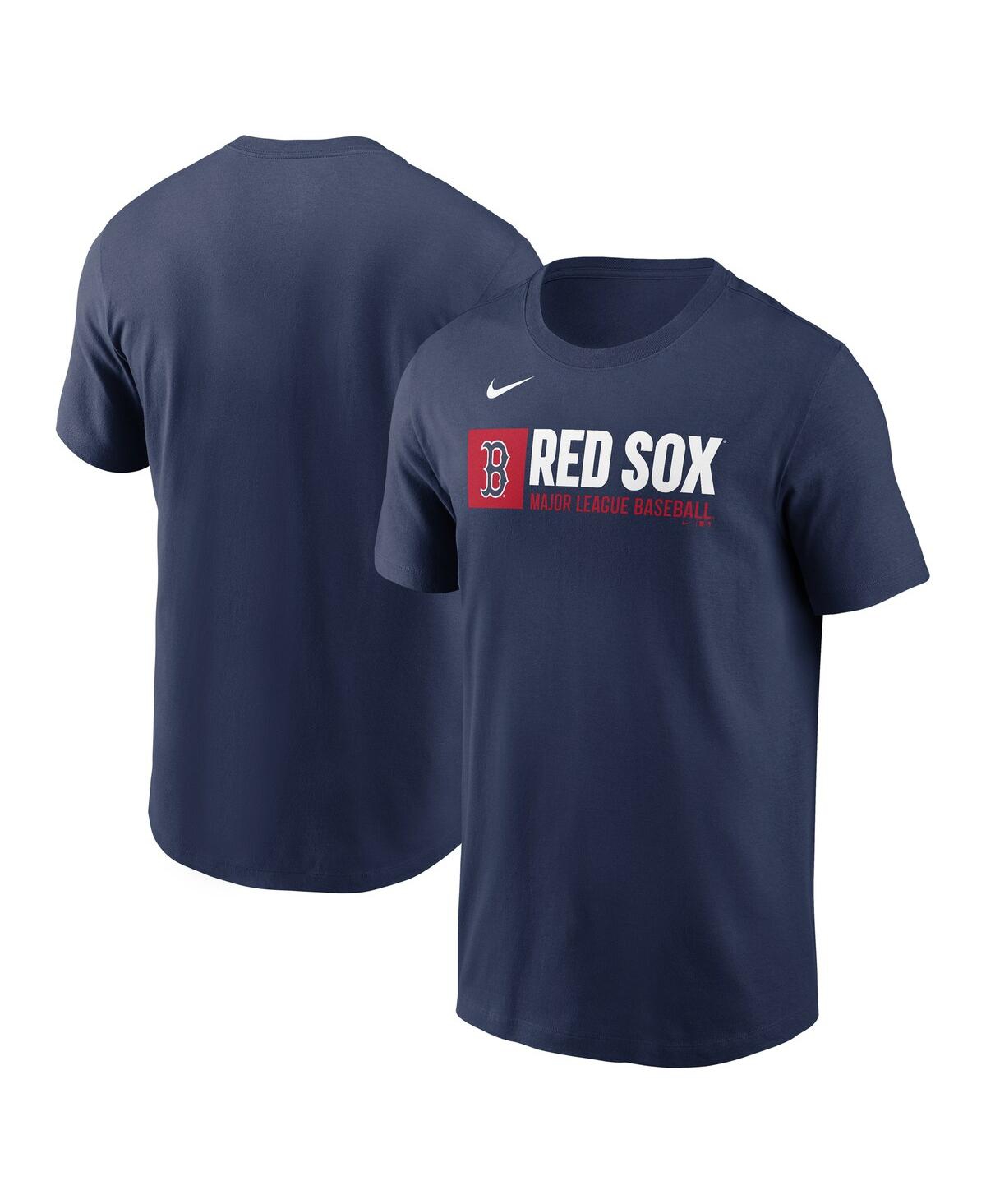 Click here for Nike Mens Navy Boston Red Sox Team Block T-Shirt -... prices