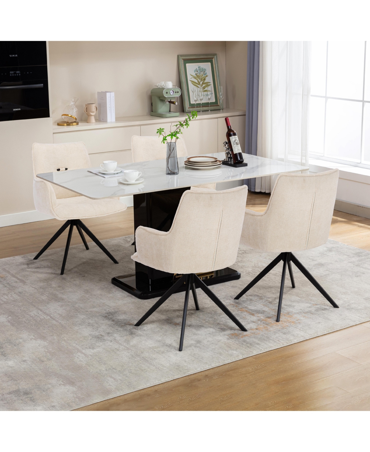 Click here for Dyhome Modern Swivel Dining Chairs / Accent Chair... prices