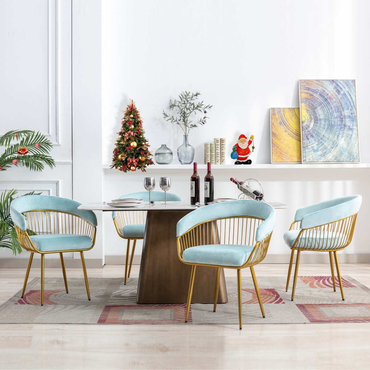 Click here for Dyhome Mid Century Dining Chair  Velvet Upholstere... prices