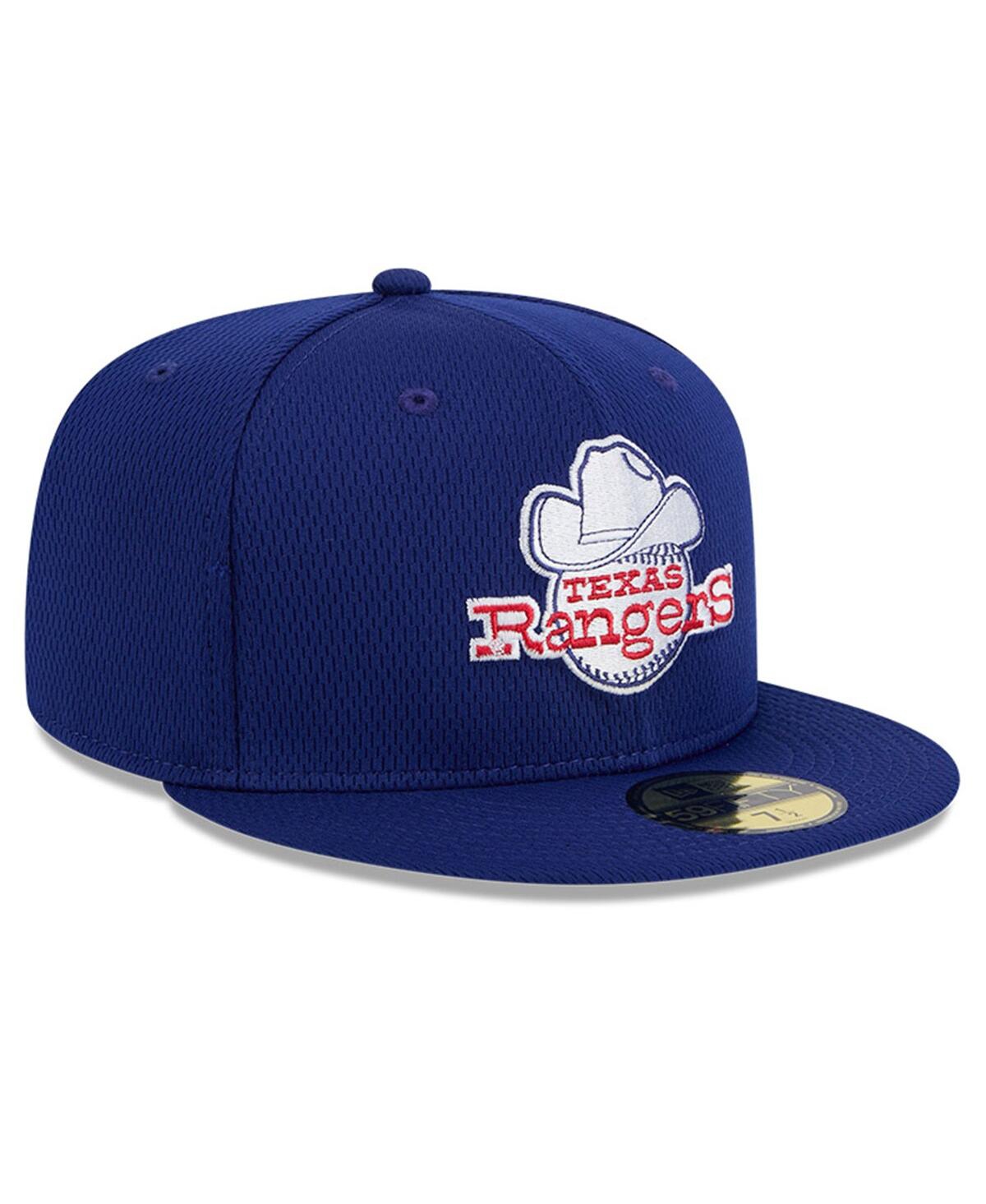 New Era Men's Royal Texas Rangers 2025 Mlb Clubhouse 59fifty Fitted Hat ...