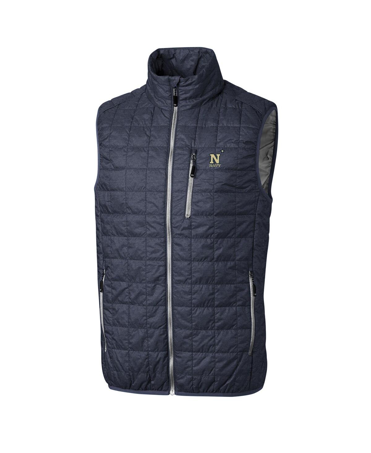 Click here for Cutter & Buck Mens Navy Navy Midshipmen Rainier Fu... prices