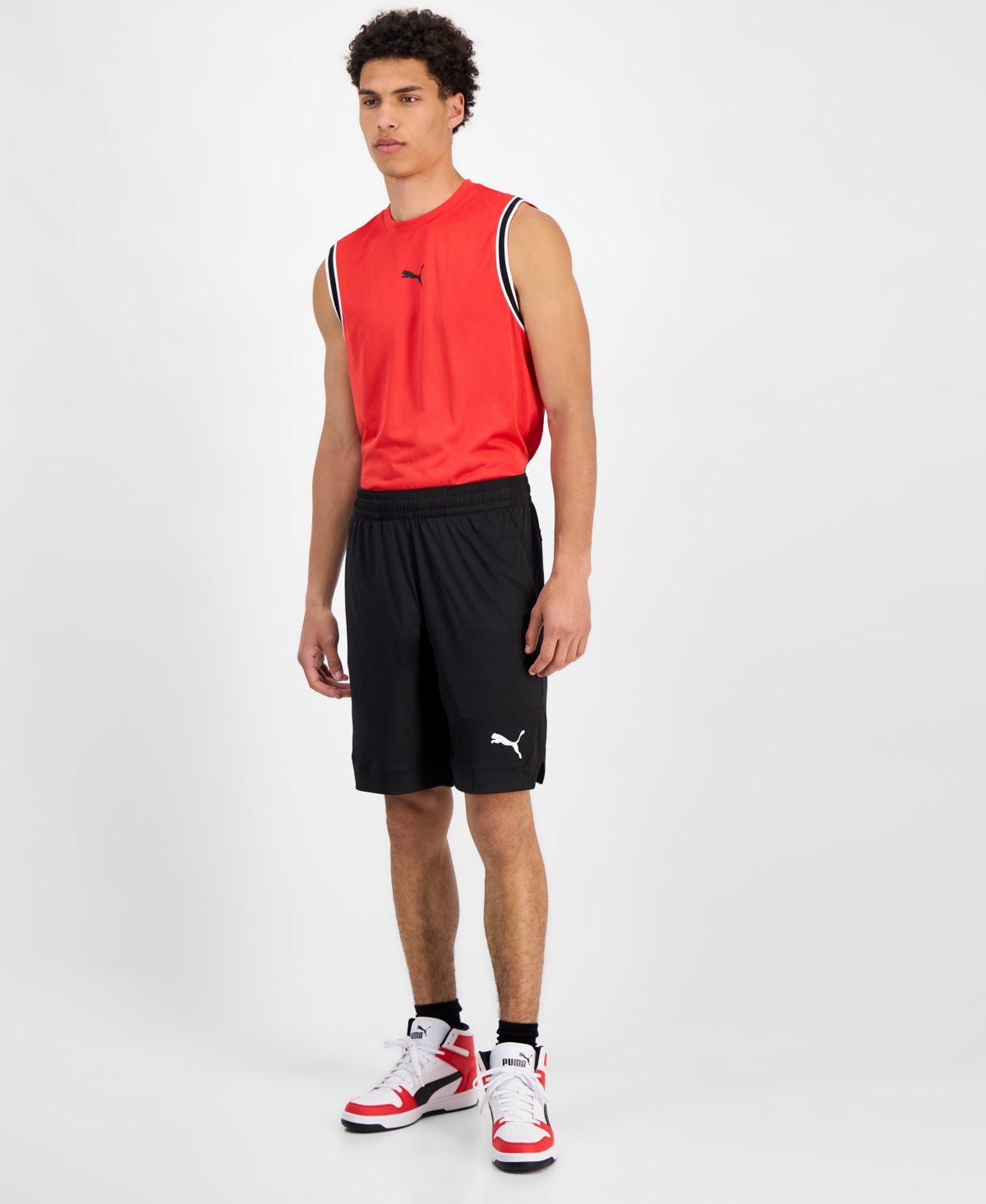 Click here for Puma Mens Rtg Regular-Fit 10 Drawstring Shorts - P... prices