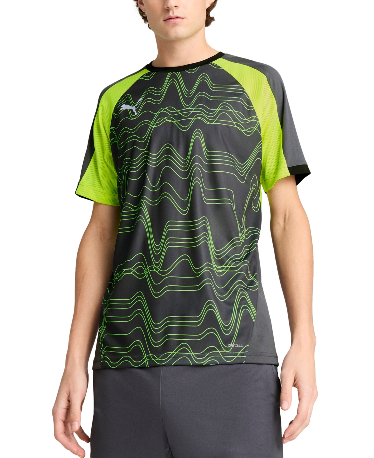 Puma Mens Individual Liga Graphic Jersey - Grey