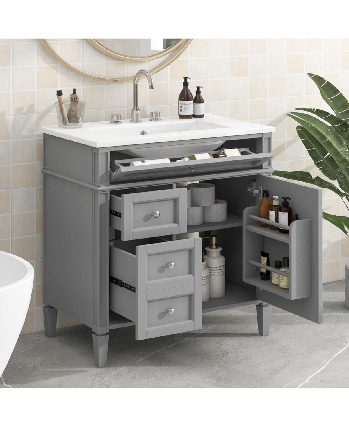Click here for Streamdale 30" Modern Bathroom Vanity Single... prices