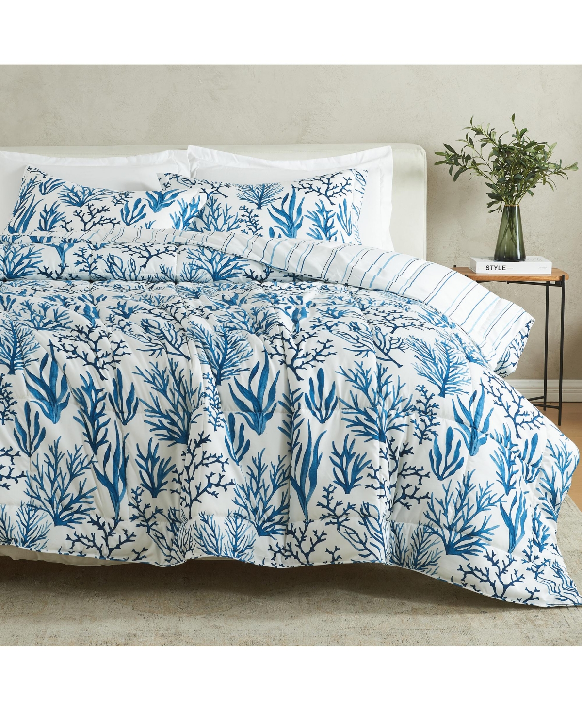 Click here for Linery & Co. Reversible Down Alternative Printed C... prices