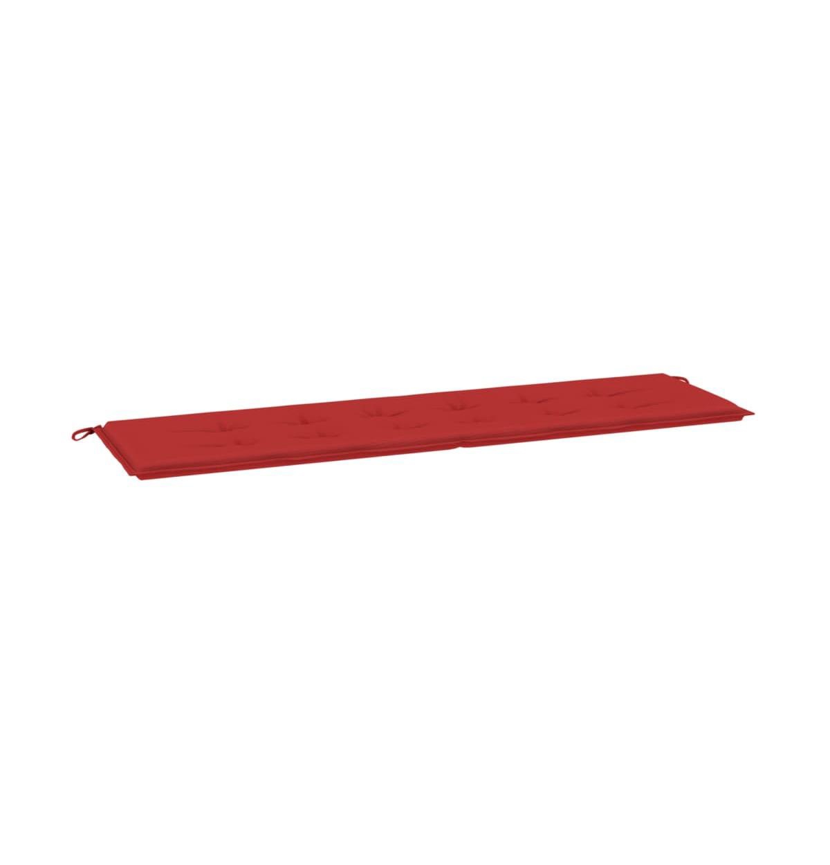 Click here for Garden Bench Cushion Red 70.9x19.7x1.2 Oxford Fabr... prices