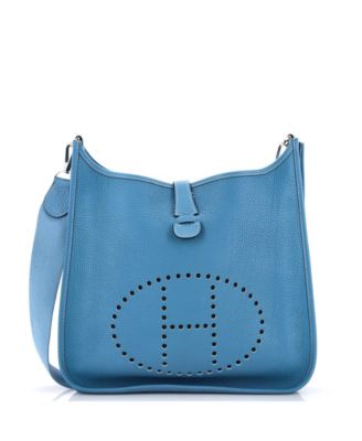 Pre-Owned HERMES GM Evelyne Bag Gen I Clemence - Macy's