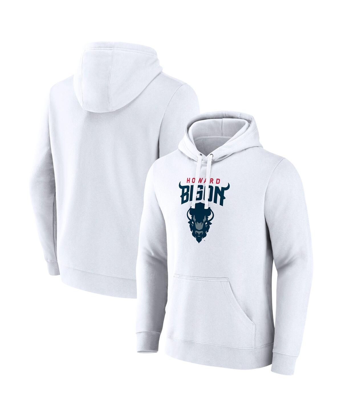 Click here for Fanatics Mens White Howard Bison Primary Logo Pull... prices