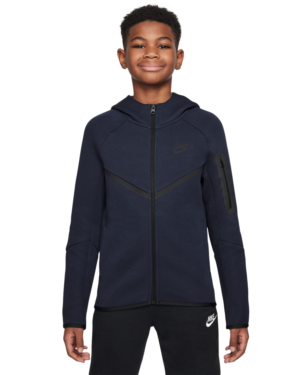 Click here for Nike Big Boys Sportswear Full-Zip Tech Fleece Hood... prices