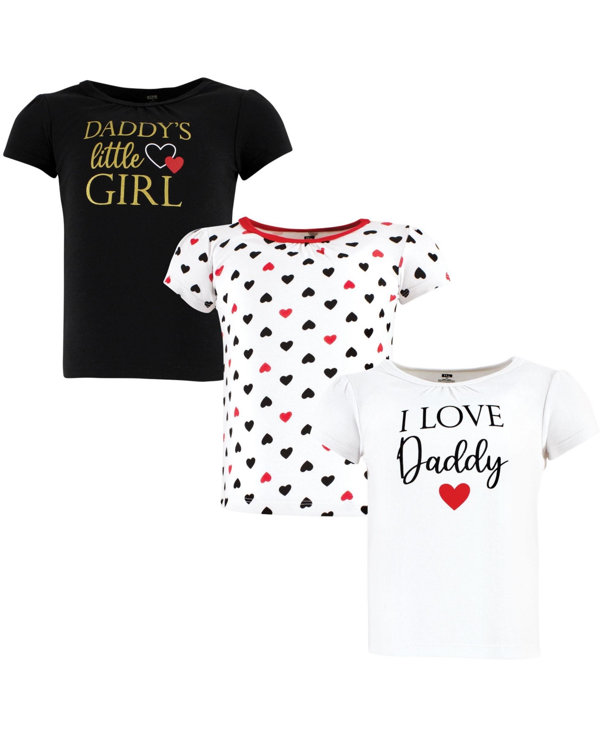 Click here for Hudson Baby Baby Girls Hudson 3Pk Short Sleeve T-S... prices