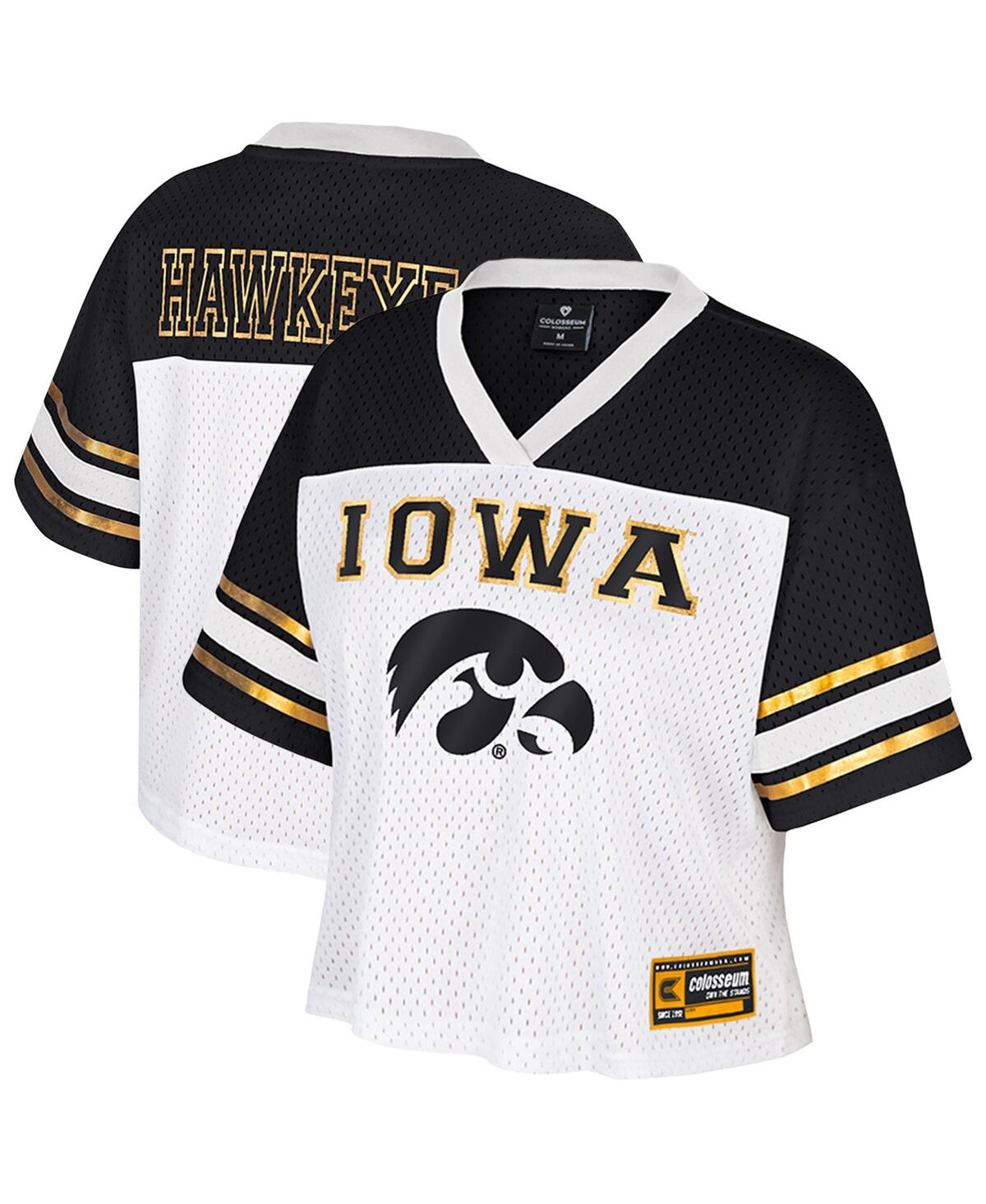 Click here for Colosseum Womens White Iowa Hawkeyes Treasure Crop... prices