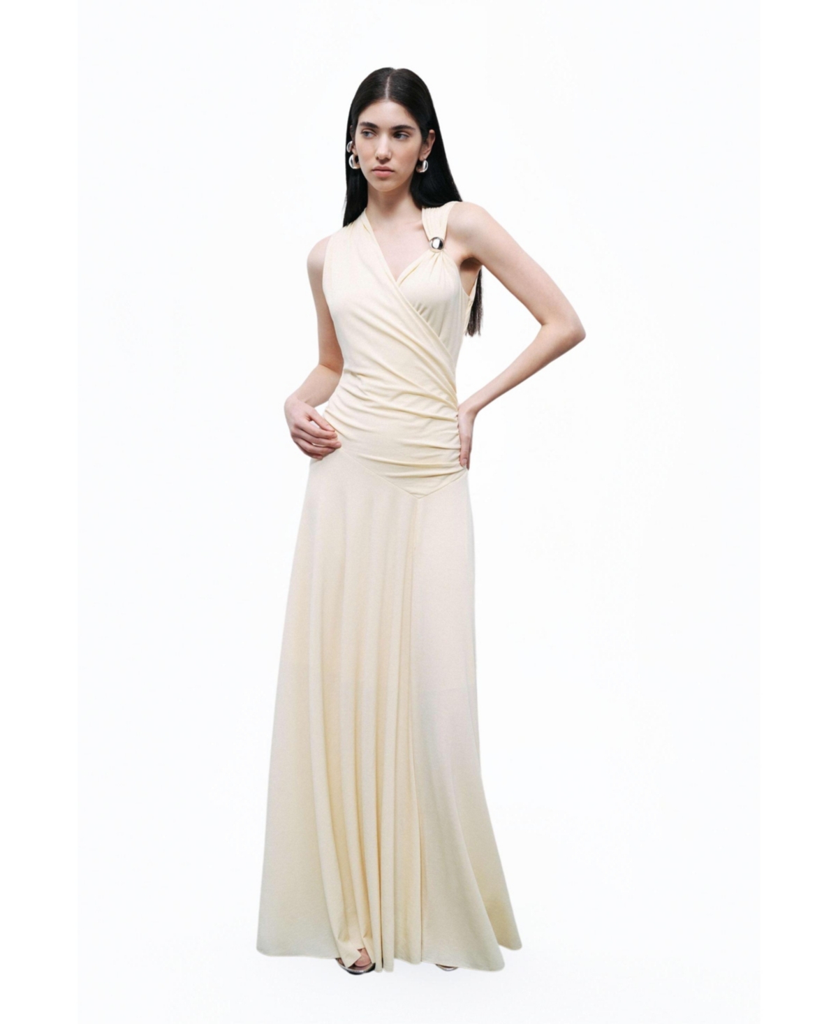 Click here for Nocturne Womens Accessory Detailed Maxi Dress - Li... prices