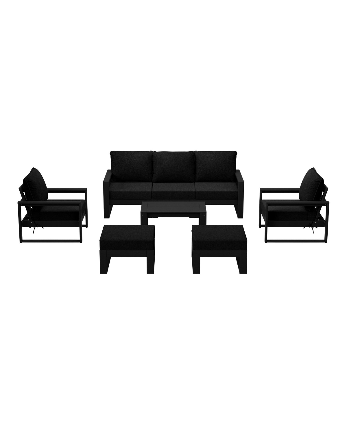 Click here for 8-Piece Modern Hdpe Outdoor Patio Furniture Conver... prices