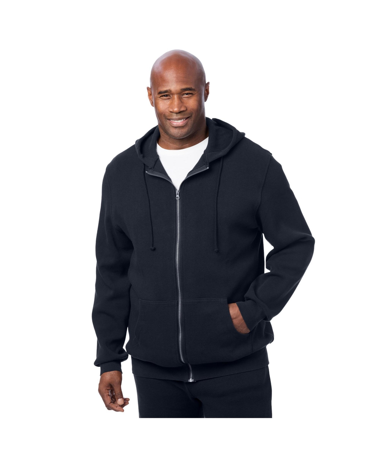 Click here for KingSize Big & Tall Heavyweight Double Knit Zip Ho... prices