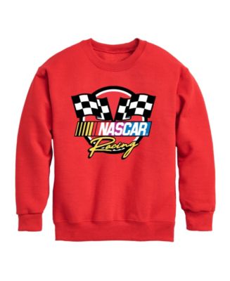 NASCAR Big Boys Racing Logo Graphic Crew Fleece Sweatshirt - Macy's