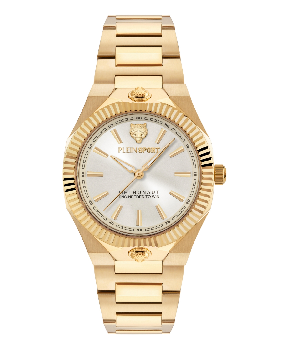 Click here for Plein Sport Womens Metronaut Three Hand Quartz Ion... prices