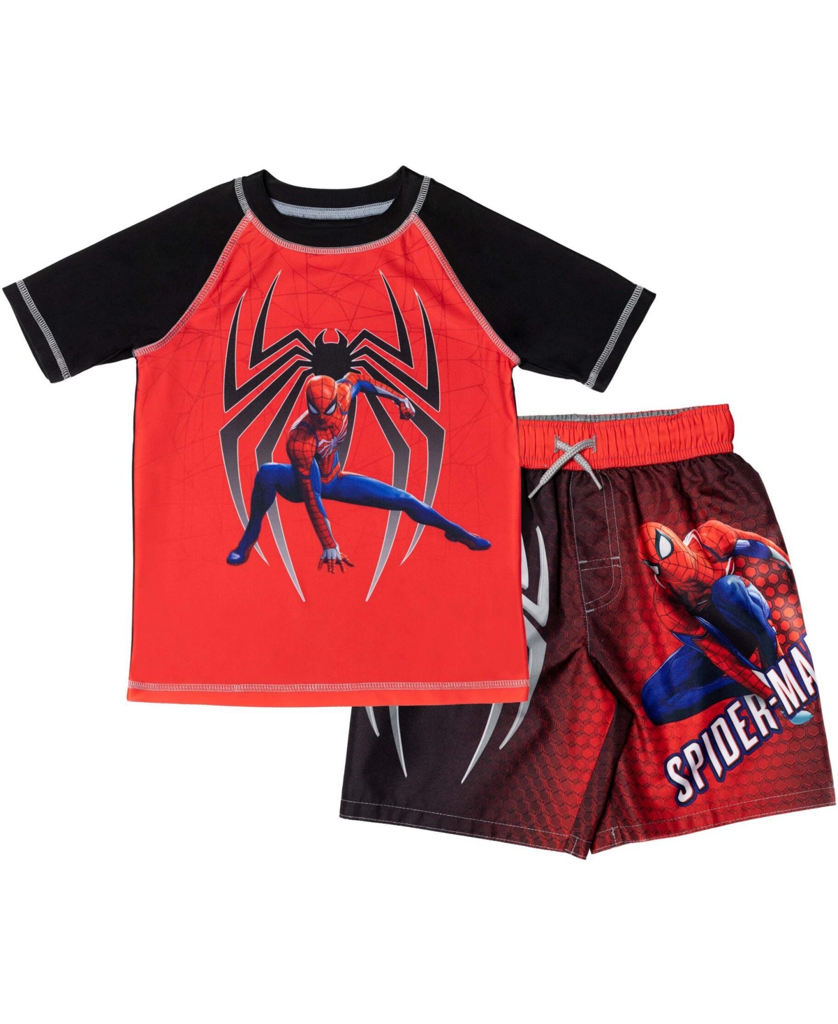 Click here for Spider-Man Toddler Boys Marvel Upf 50+ Rash Guard... prices