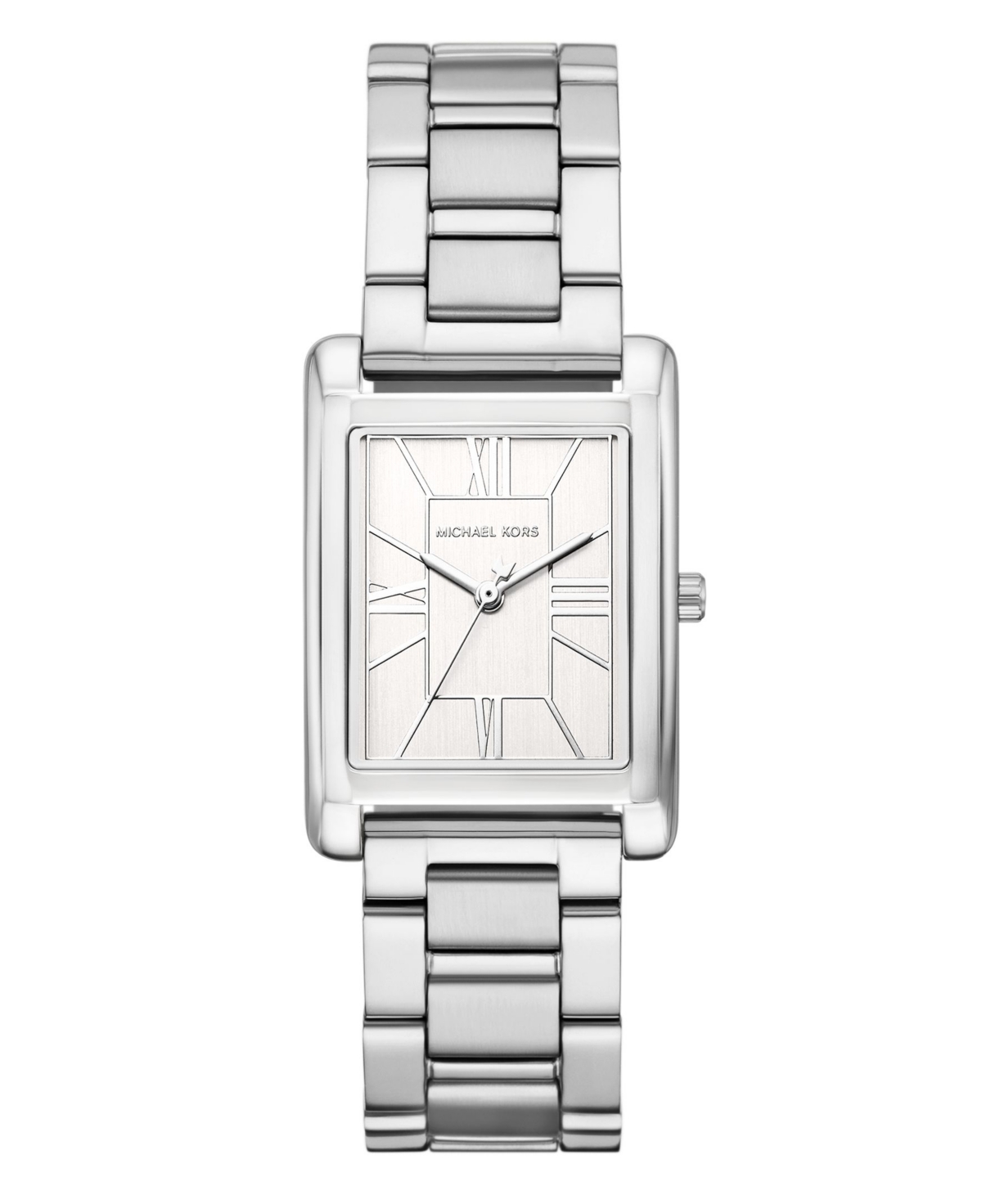 Click here for Michael Kors Womens Essex Silver-Tone Stainless St... prices